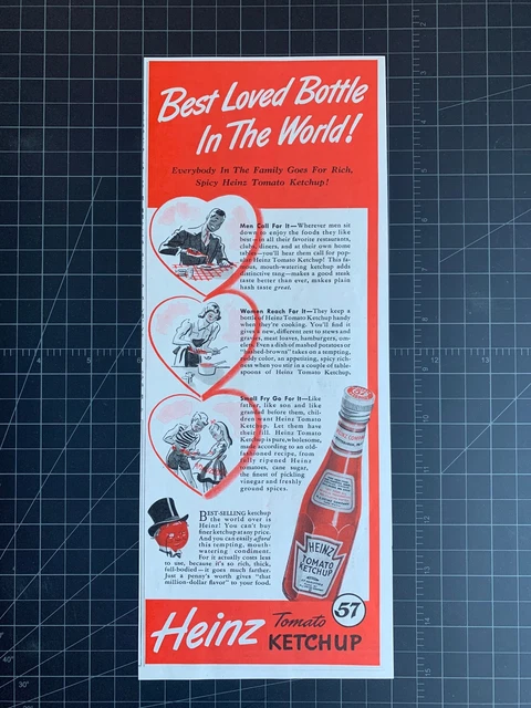 Old Heinz Ketchup Ad