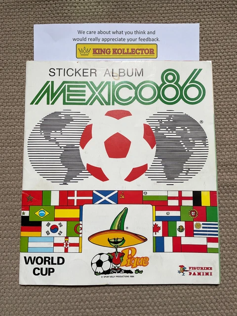PANINI WORLD CUP 86 Sticker Album ~ Mexico 1986 ~ 100% Complete ...