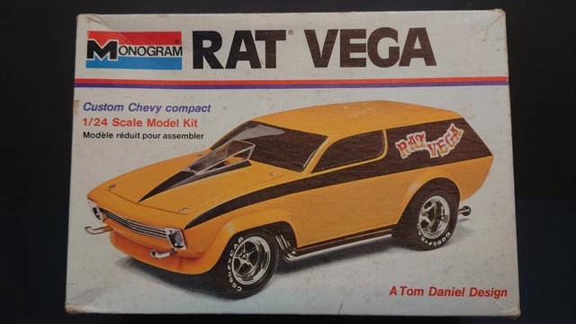 MONOGRAM RAT VEGA Custom Van - 1/24 Scale Model Kit Collection Lot 226 ...