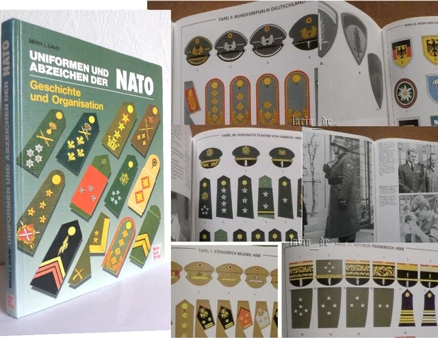 BUCH ÜBER UNIFORMEN Abzeichen (Nato Armeen Bundeswehr Deutschland USA ...