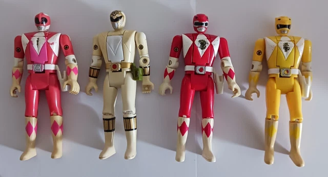 4 POWER RANGERS Mighty Morphin Bandai EUR 16,00 - PicClick FR