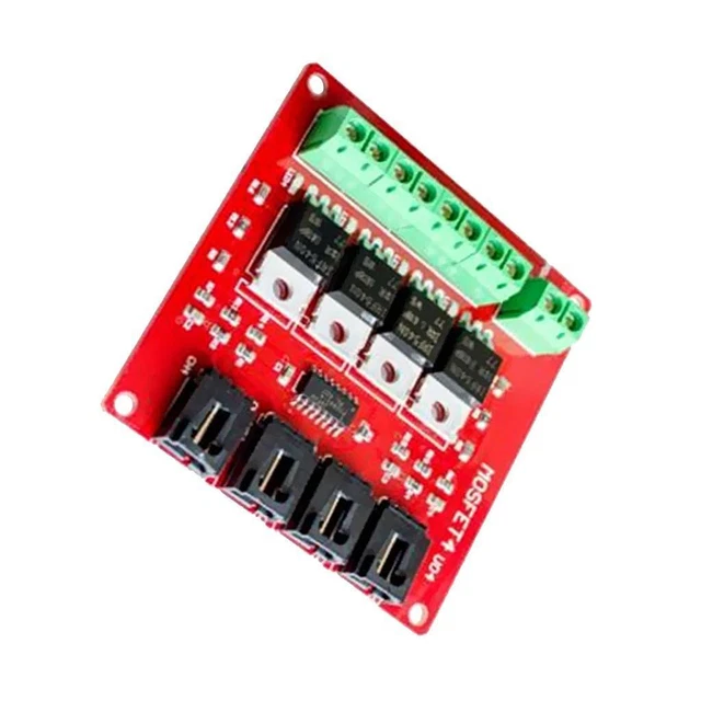 FOUR CHANNEL SWITCH Module MOSFET 4 Route Button IRF540 V2.0 £7.08 ...
