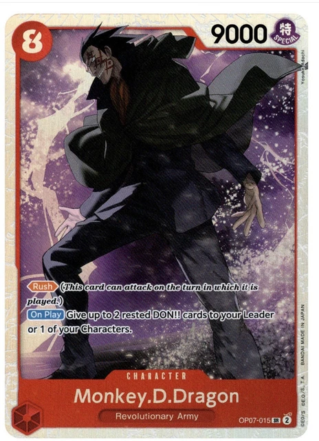MONKEY D DRAGON OP07-015 SR 500 Years in the Future English One Piece TCG $21.97 - PicClick CA