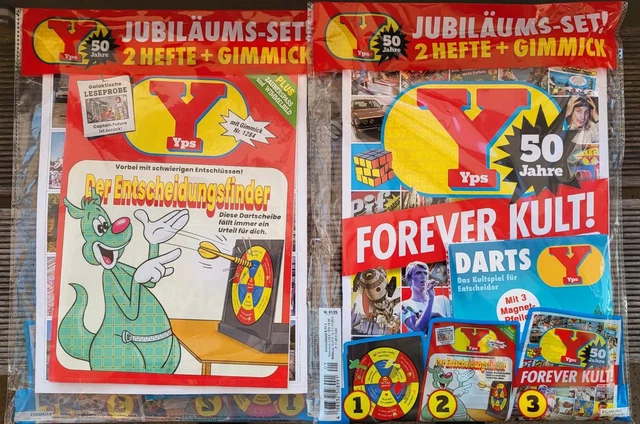 YPS MIT GIMMICK 50 Jahre Jubiläums-Heft UNGEÖFFNET, 1. Auflage ! EUR 35 ...