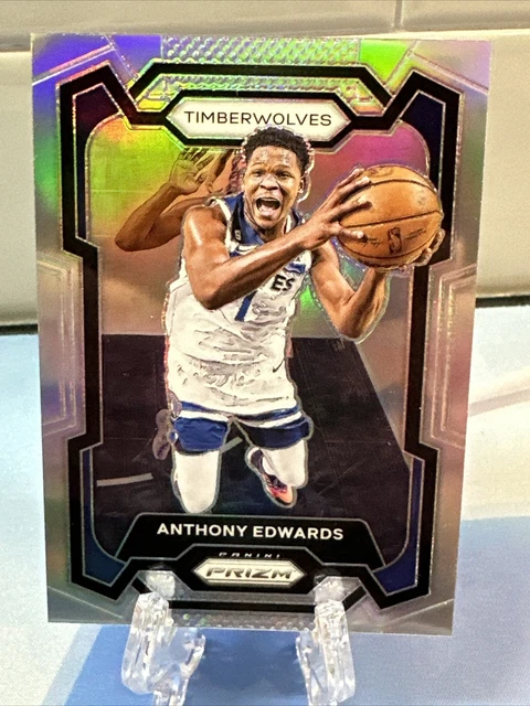 ANTHONY EDWARDS 2023-24 Panini Prizm Pallacanestro Olo in Argento SP ...