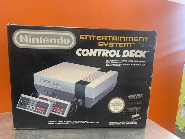 CONSOLE NINTENDO NES 2 Manettes Complète (carton, Polystyrène, Notice ...