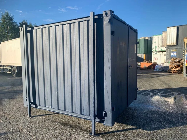 10FT X 8FT Anti-Vandal Storage Container Grey - Hiab Del - Ex ...