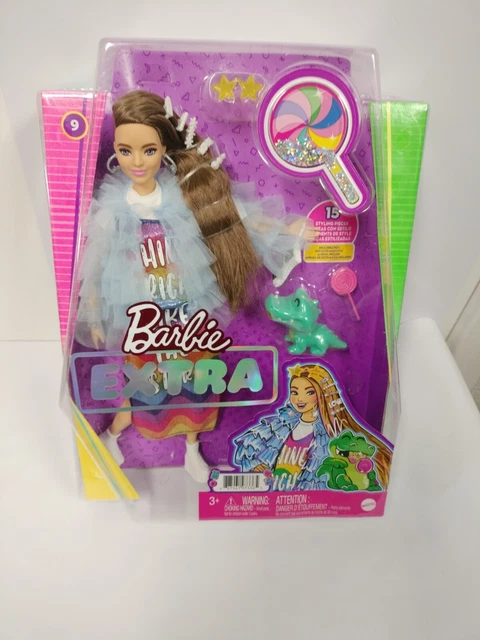 BARBIE EXTRA DOLL With Ruffled Jacket & Accessories (GYJ78) Brand New ...
