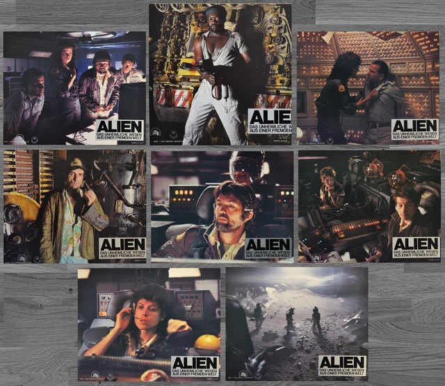 8 PHOTOS LOBBY cards German "Alien" Ridley Scott / Sigourney Weaver 1979 EUR 15,00 - PicClick FR