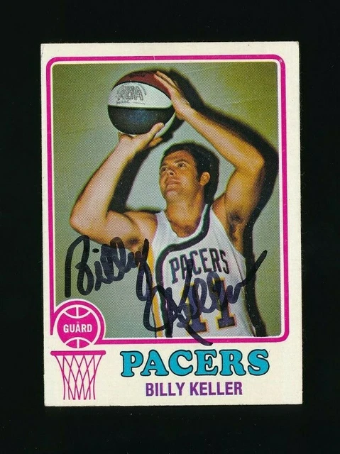 1973 TOPPS BASKETBALL #264 Billy Keller autographe signé signe propre ...