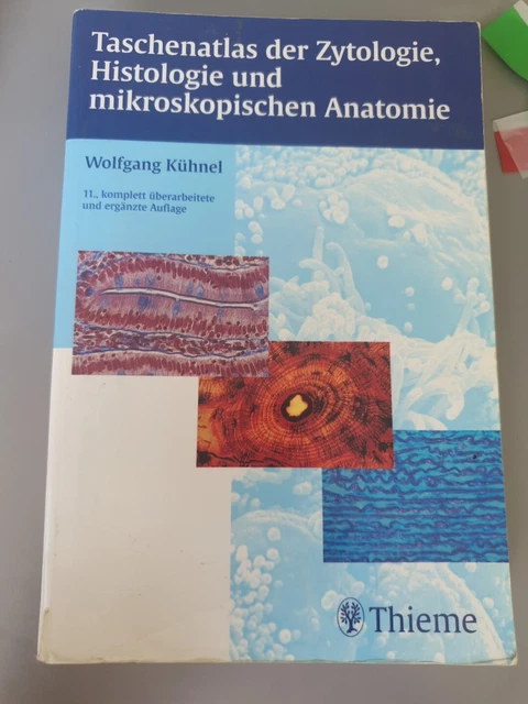TASCHENATLAS DER ZYTOLOGIE, Histologie und mikroskopischen Anatomie, 11. Auflage EUR 18,00 ...