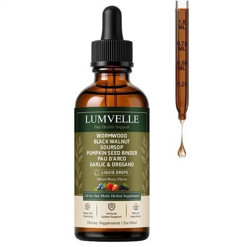60ML WILD HARVESTED Wormwood Botanical Liquid Drops Gut Health Herbal ...