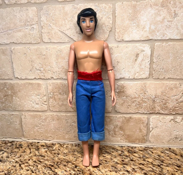 DISNEY CLASSIC The Little Mermaid Prince Eric Ken Barbie Doll 12'' £13. ...