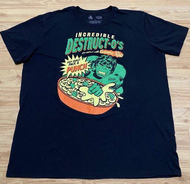DISNEY MARVEL INCREDIBLE Hulk Destruct-O’s Gamma Rays Super Hero T ...