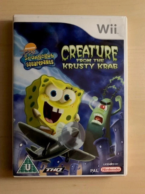 SPONGEBOB SQUAREPANTS CREATURE from the Krusty Krab Nintendo Wii Game £ ...
