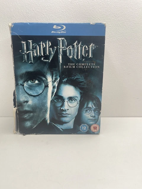 HARRY POTTER - Complete 8-Film Collection Blu-ray 11 Discs Graded 12 ...