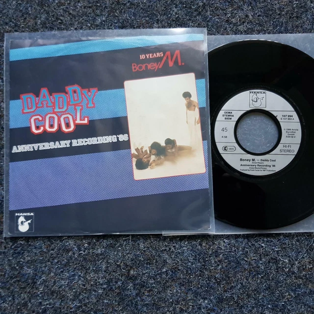 BONEY M. - Daddy Cool Anniversary Recording '86 Remix 7'' Single EUR 29 ...