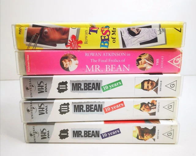 MR BEAN VHS 10 Year Anniversary Series Best Bits Final Frolics Bundle £ ...