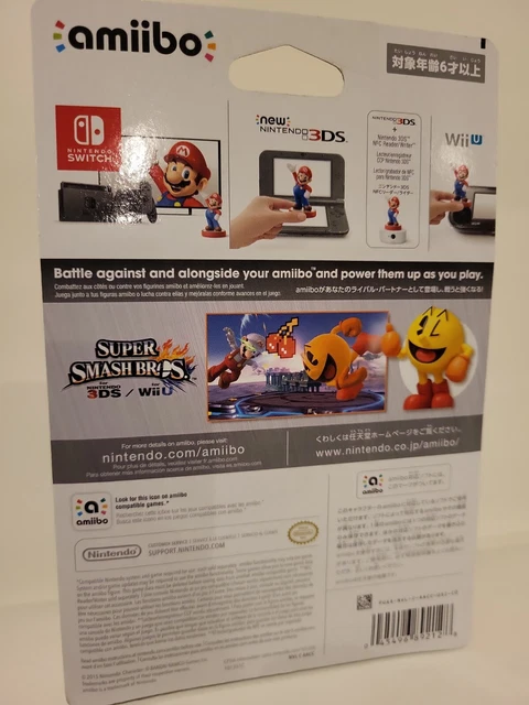 SUPER SMASH BROS series Pac-man amiibo. new unopened original packaging ...