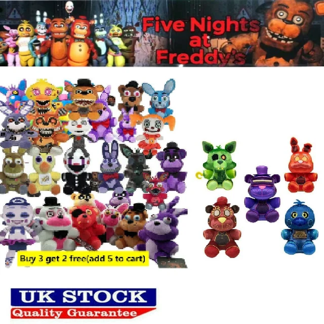 FIVE NIGHTS AT Freddy's FNAF Game Shadow Plush Toy Sanshee Bear Fox ...