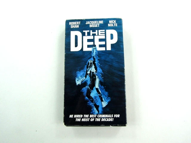 VTG THE DEEP VHS Video Movie 1977 Goodtimes Home Video Robert Shaw ...