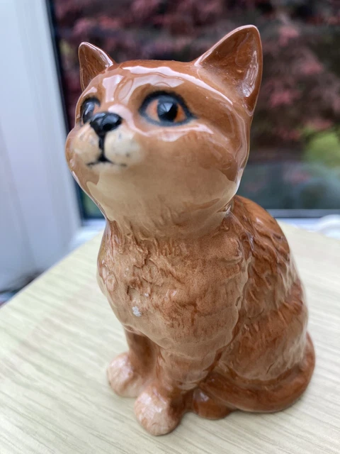 BESWICK PERSIAN GINGER CAT FIGURINE BY ALBERT HALLAM 1963c. £10.99 ...
