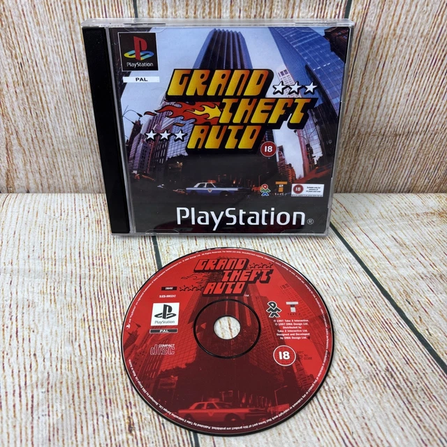 GRAND THEFT AUTO Sony PlayStation 1 (PS1) Disc Only (PAL) £17.99 ...