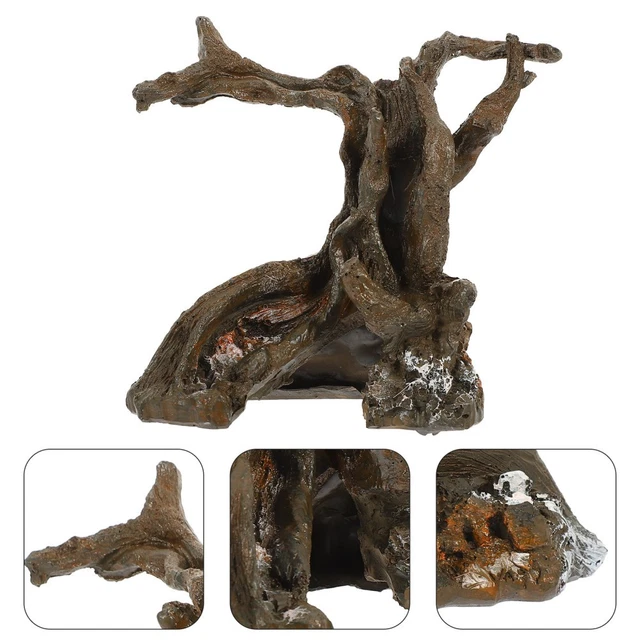 CREATIVE FISH TANK Tree Root Model Aquarium Landscape Decor Resin Craft ...