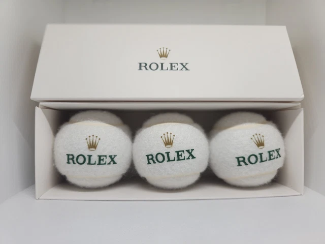 ROLEX TENNISBÄLLE TENNISBALL Tennis Ball Original Mit Box Sehr Selten ...