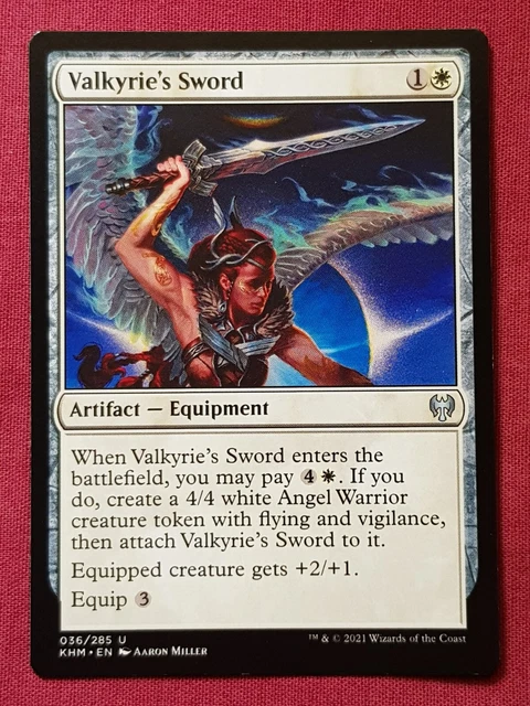 MAGIC THE GATHERING KALDHEIM VALKYRIE'S SWORD artifact card MTG EUR 4 ...