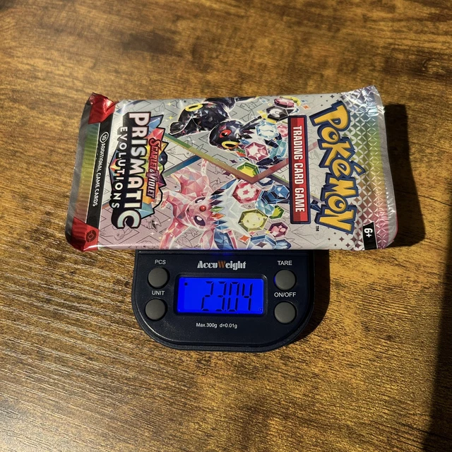 POKÉMON TCG - Prismatic Evolutions Booster Pack - Sealed Heavy Pack (23 ...