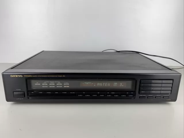 ONKYO INTEGRA T-4850 Quartz Synthesized FM AM Stereo Tuner Made in ... ONKYO INTEGRA T-4850 Quartz Synthesized FM AM Stereo Tuner Made in ...