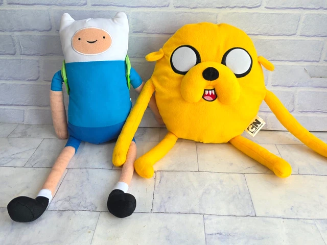 ADVENTURE TIME JAKE & Finn Plush Toy Bundle Official Cartoon Network £ ...