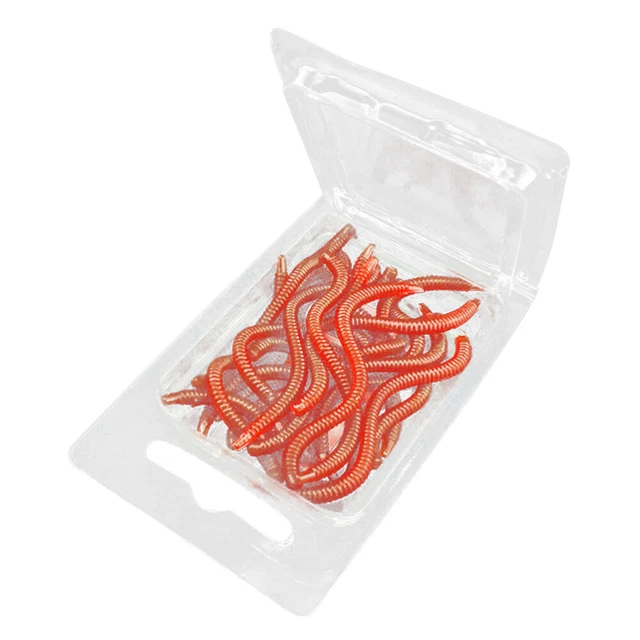 20PCS FAKE MAGGOTS Fishing Fake Maggots £7.39 - PicClick UK