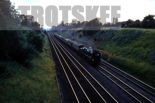 35MM SLIDE BR British Railways Steam Loco 35022 Class MN Hook 1964 ...
