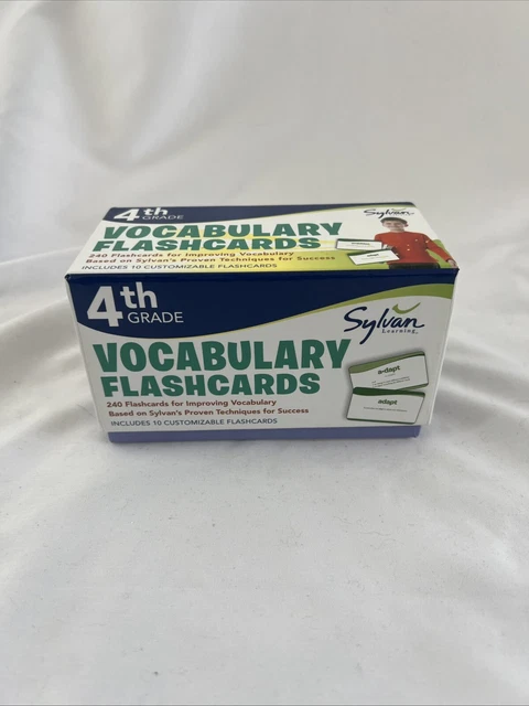 SYLVAN LEARNING 4TH Grade Vocabulary English Flashcards Home Schooling ...
