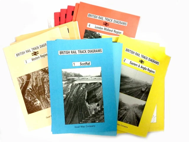 TRACK MAPS BRITISH Rail, Track Diagrams Quail Map Company - Choose From ...