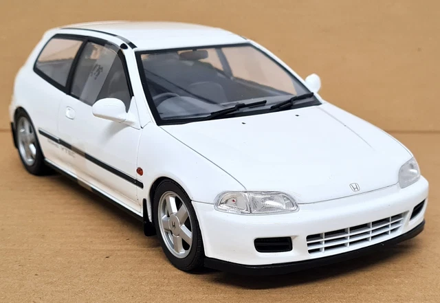 SOLIDO 1/18 - Honda Civic EG6 VTEC Frost White 1991 Diecast Scale model ...