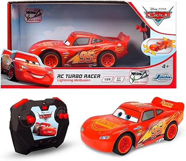 DISNEY CARS RC Turbo Racer Lightning McQueen 1:24 2 Channel USB ...