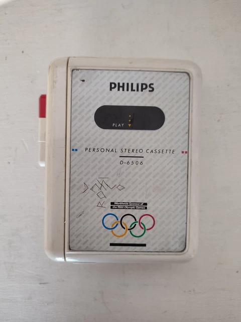 WALKMAN STEREO A cassette vintage Philips D6506 Revisionato Funzionante ...