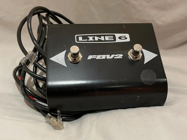 LINE 6 FBV2 - Foot Switch 2-Button Pedal Controller for Spider Guitar ...