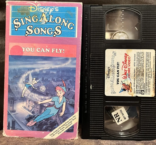 DISNEY SING ALONG Songs You Can Fly VHS $12.96 - PicClick AU