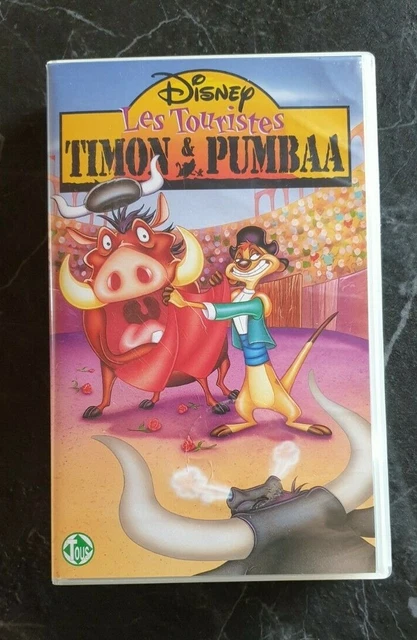 = TIMON ET Pumbaa - Les Touristes - Walt Disney Home Video - 1996 - K7 ...