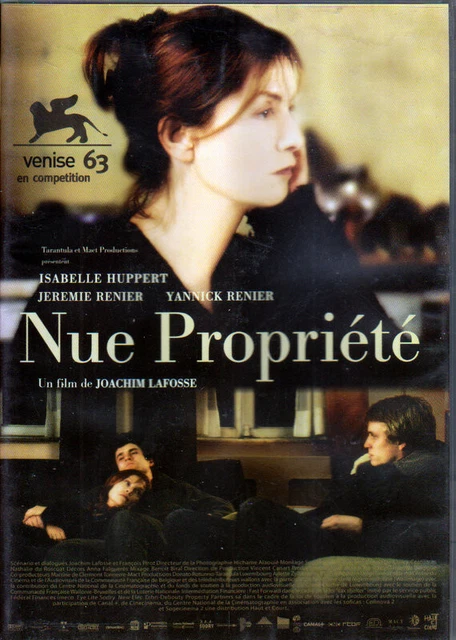 D.V.D.../...NUE PROPRIETE.../...ISABELLE HUPPERT....JEREMIE Renier ...