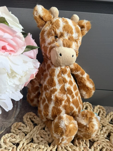 JELLYCAT BASHFUL GIRAFFE Medium *Brand New with Tags* Rare & Reitred £ ...