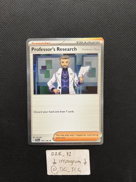 POKEMON SCARLET & Violet - Professor’s Research - 190/198 - Holo Rare ...