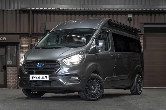 FORD TRANSIT CUSTOM Limited Metallic Grey High Top Campervan £46,995.00 ...