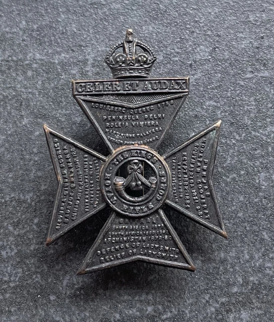 BRUCE BRIGHT COLLECTION - King’s Royal Rifle Corps Original Cap Badge £ ...