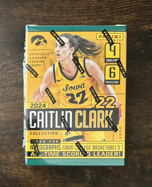 2024 PANINI CAITLIN CLARK COLLECTION BLASTER Exclusive Sealed Box $67. ...