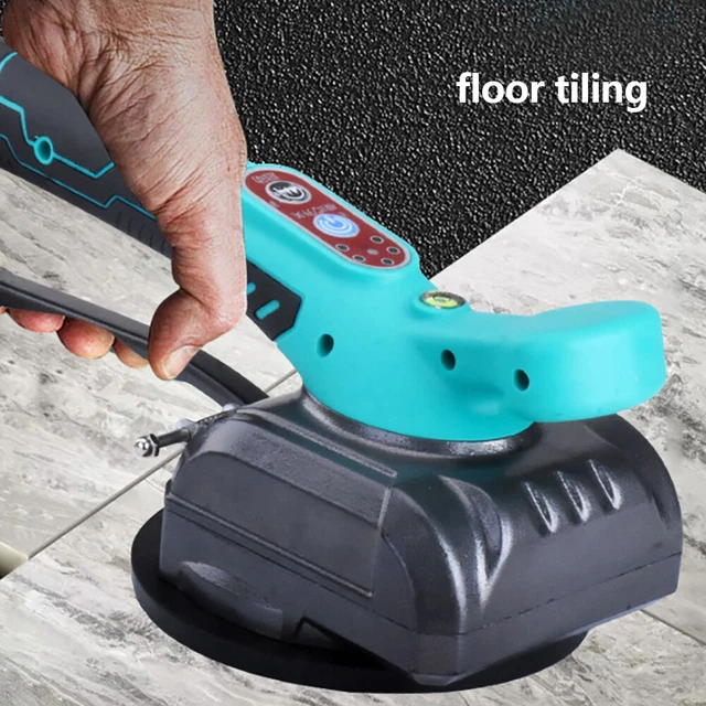 TILE VIBRATOR TILING Machine 5-speed Adjustable Ceramic Floor Tiling ...